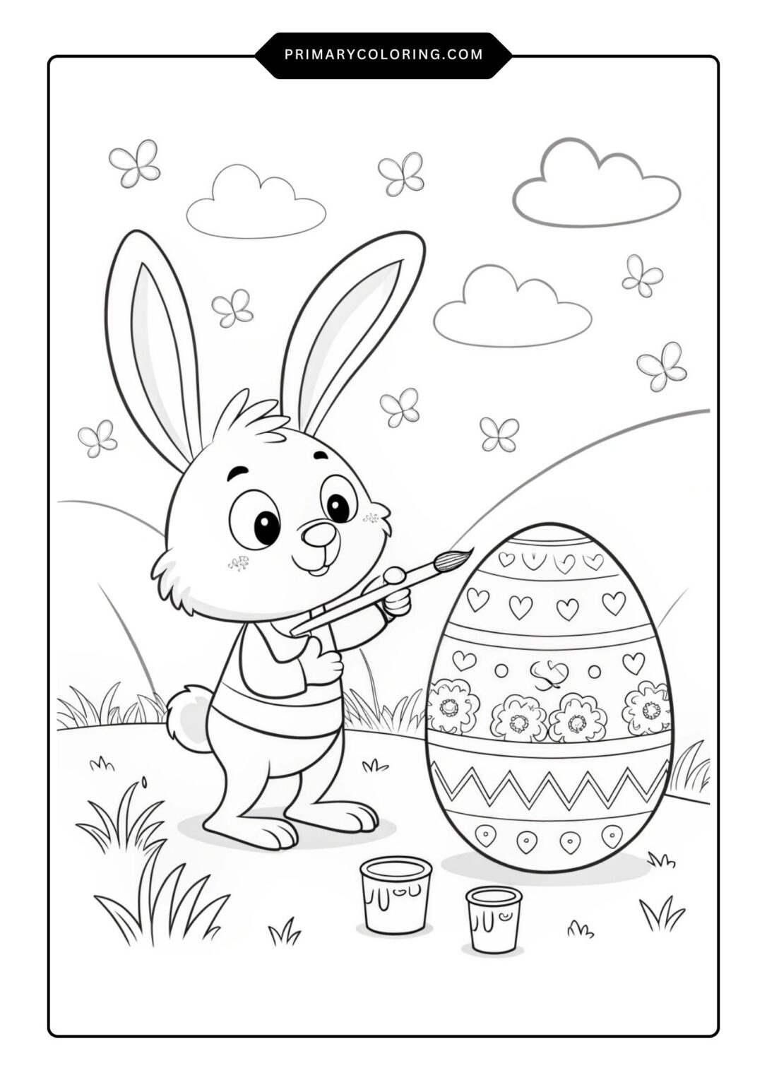 50 Free Easter Coloring Pages - Printable Spring Holiday