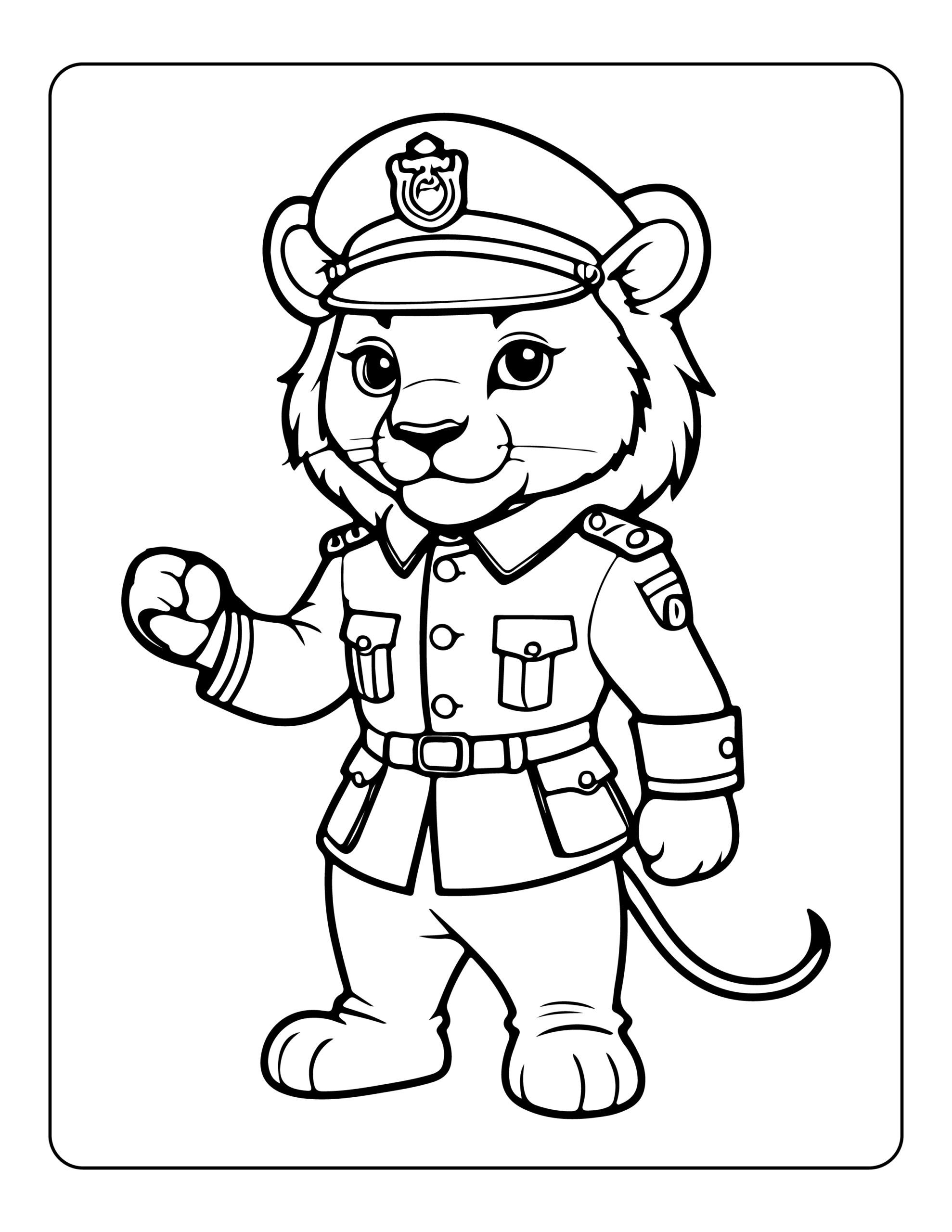 60 Free Lion Coloring Pages - Printable Cartoon Lion