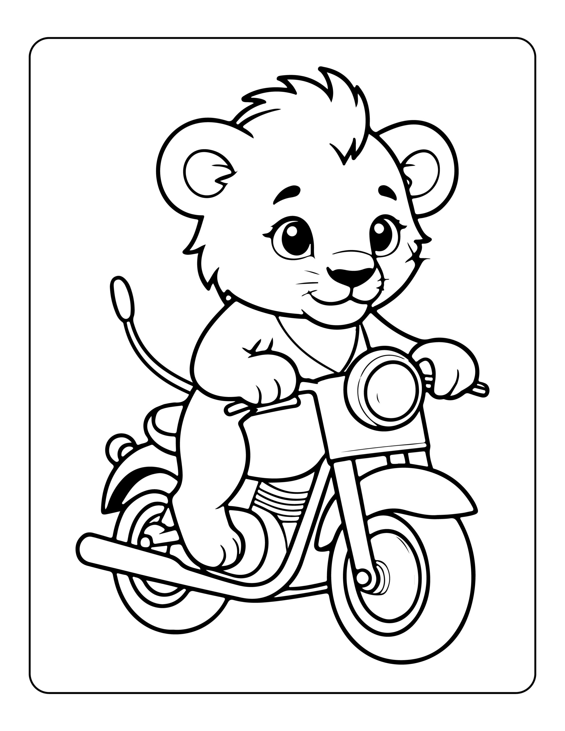 60 Free Lion Coloring Pages - Printable Cartoon Lion