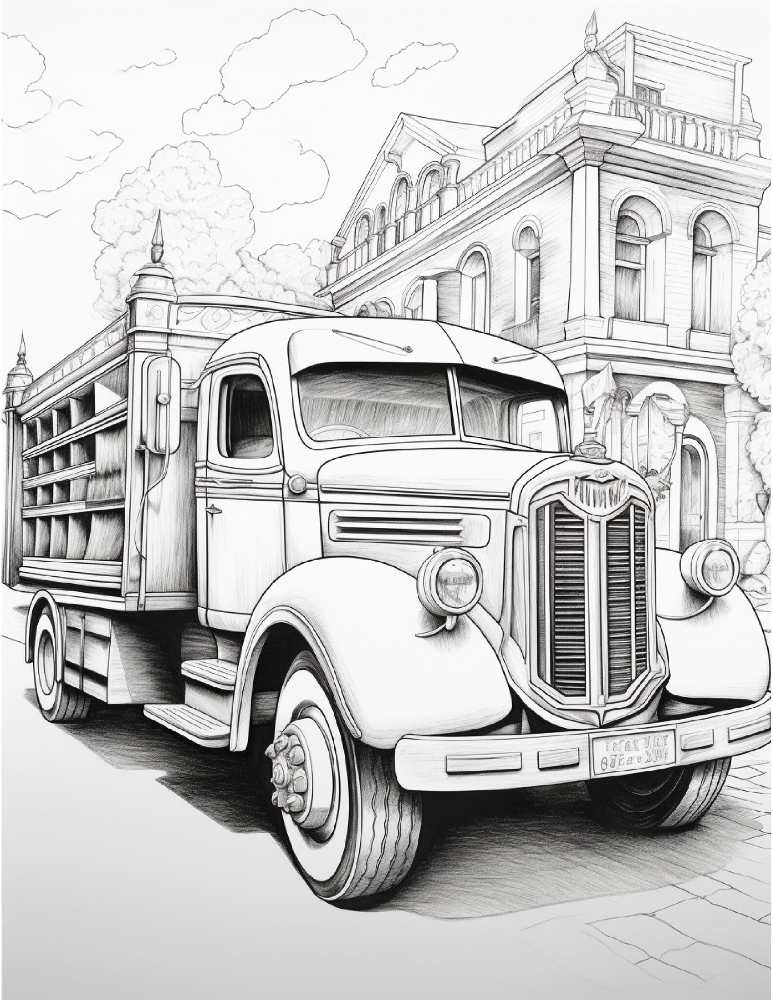 100 Free Truck Coloring Pages - Printable Fire Truck