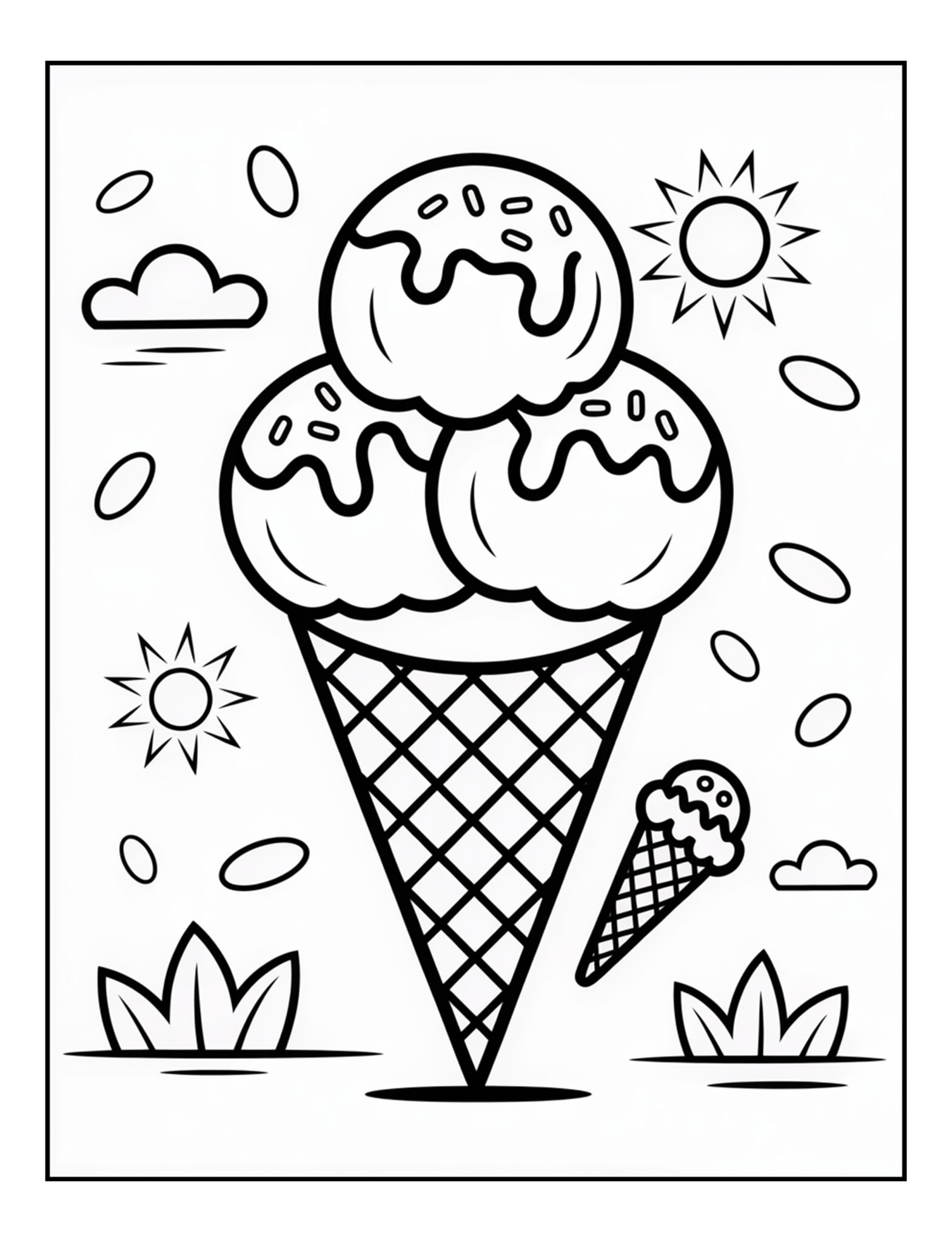 133 Summer Coloring Pages Printable - Free Beach & Vacation