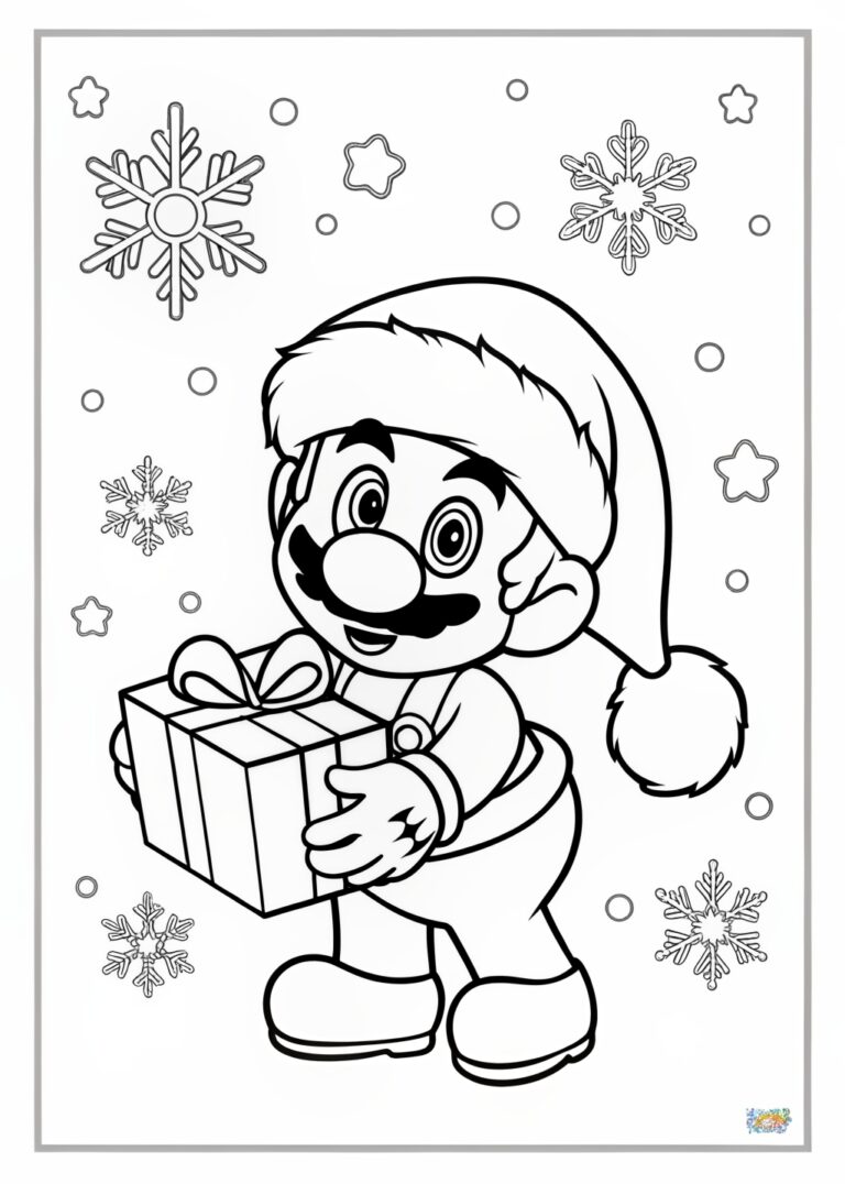 Best 25 Mario Coloring Pages - Free Printable Nintendo