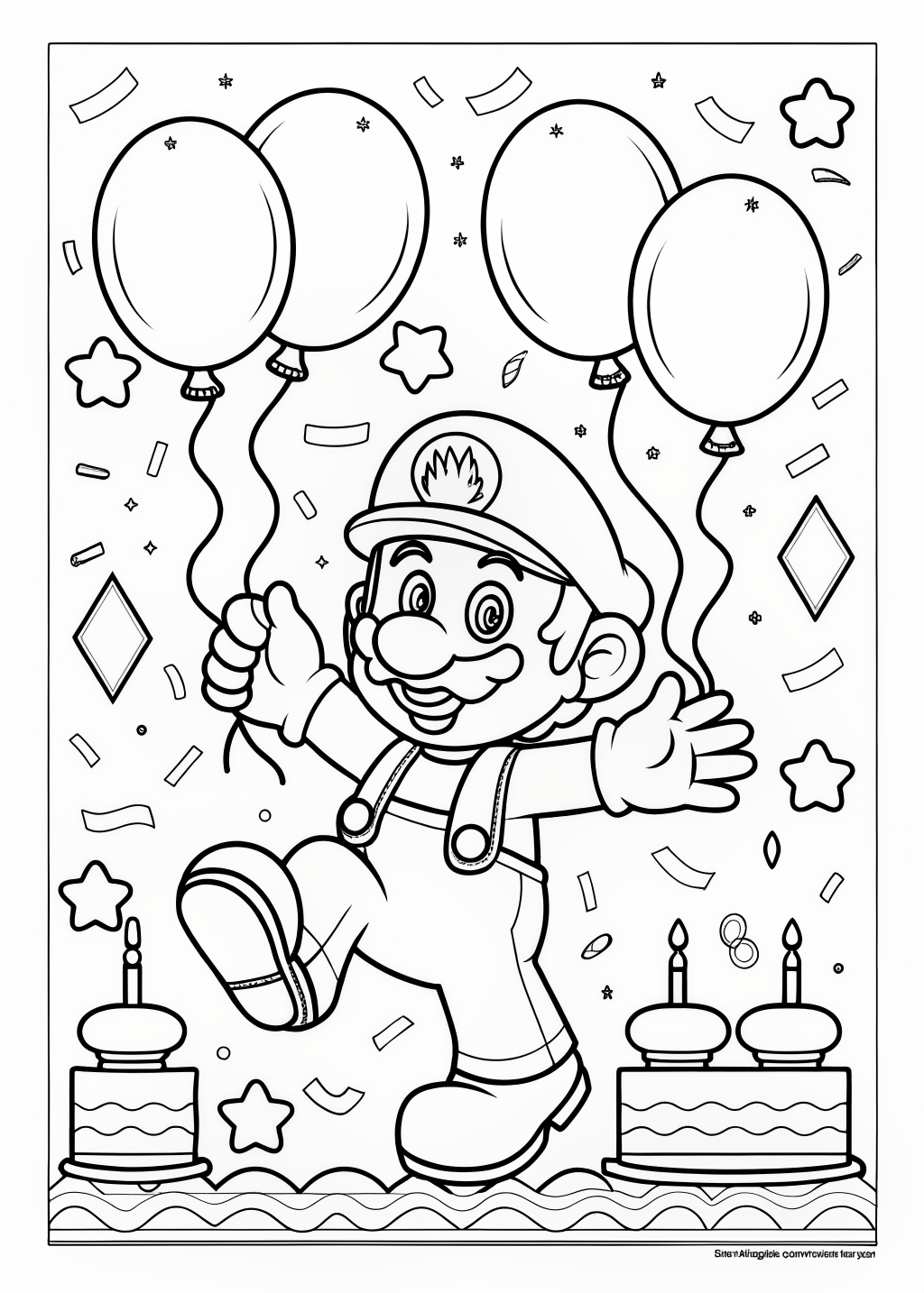 Best 25 Mario Coloring Pages - Free Printable Nintendo